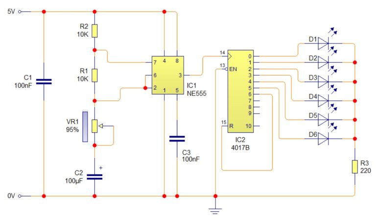 √ Skema Rangkaian Lampu Running LED Animasi Sederhana - Finoo.id